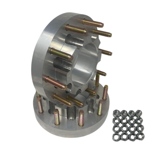 8x6.5 (8x165.1) to 10x225 125mm (FORD) US MADE Hubcentric Wheel Adapte ...